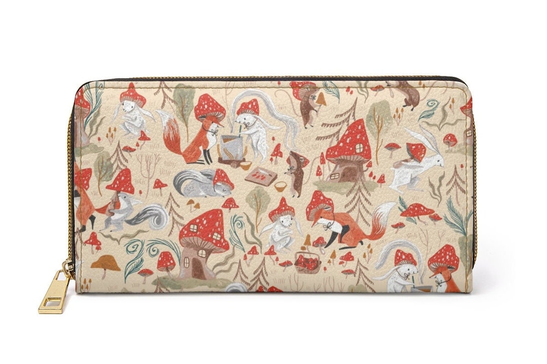 Cottagecore Wallet, Mushroom Wallet, Woodlands Wallet, Cute Wallet ...