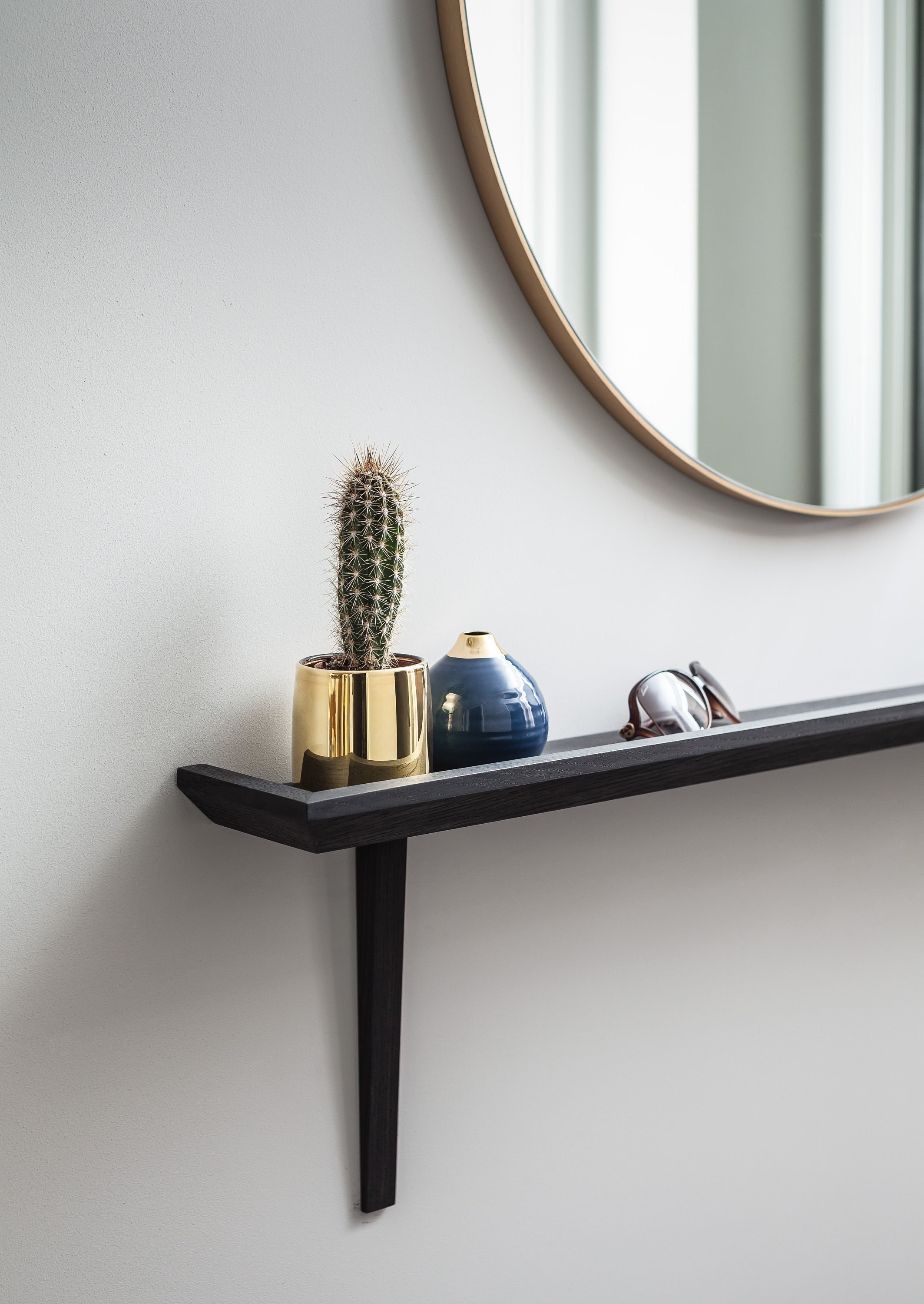 Edge - Handmade Slim, Wall-shelf. - Etsy