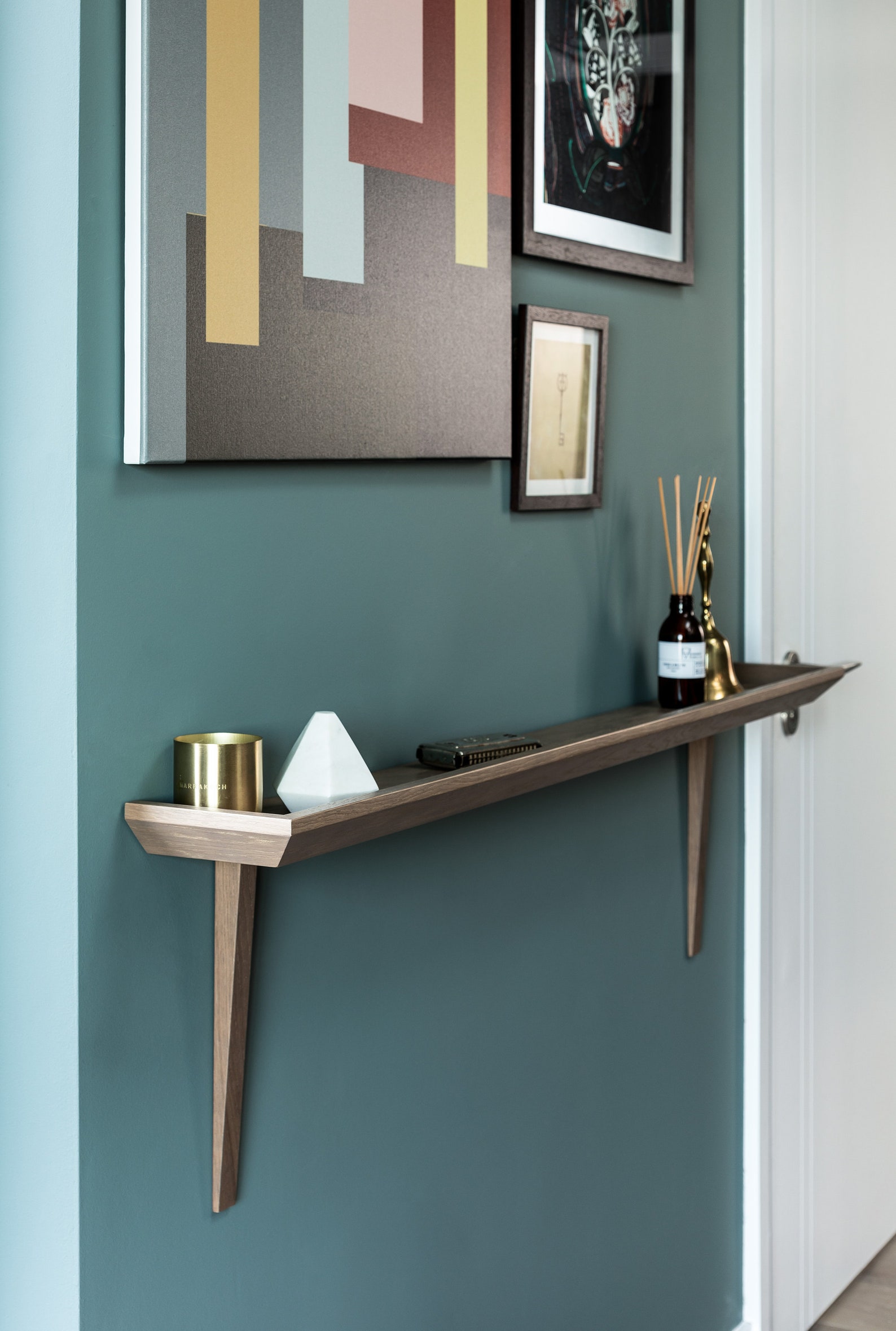 Edge - Handmade Slim, Wall-shelf. - Etsy