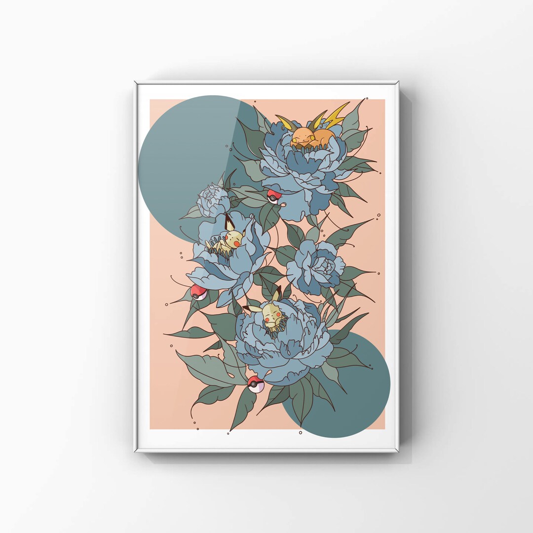 Pikachu Evolution Pichu Richu Downloadable Printable Art Pokemon ...