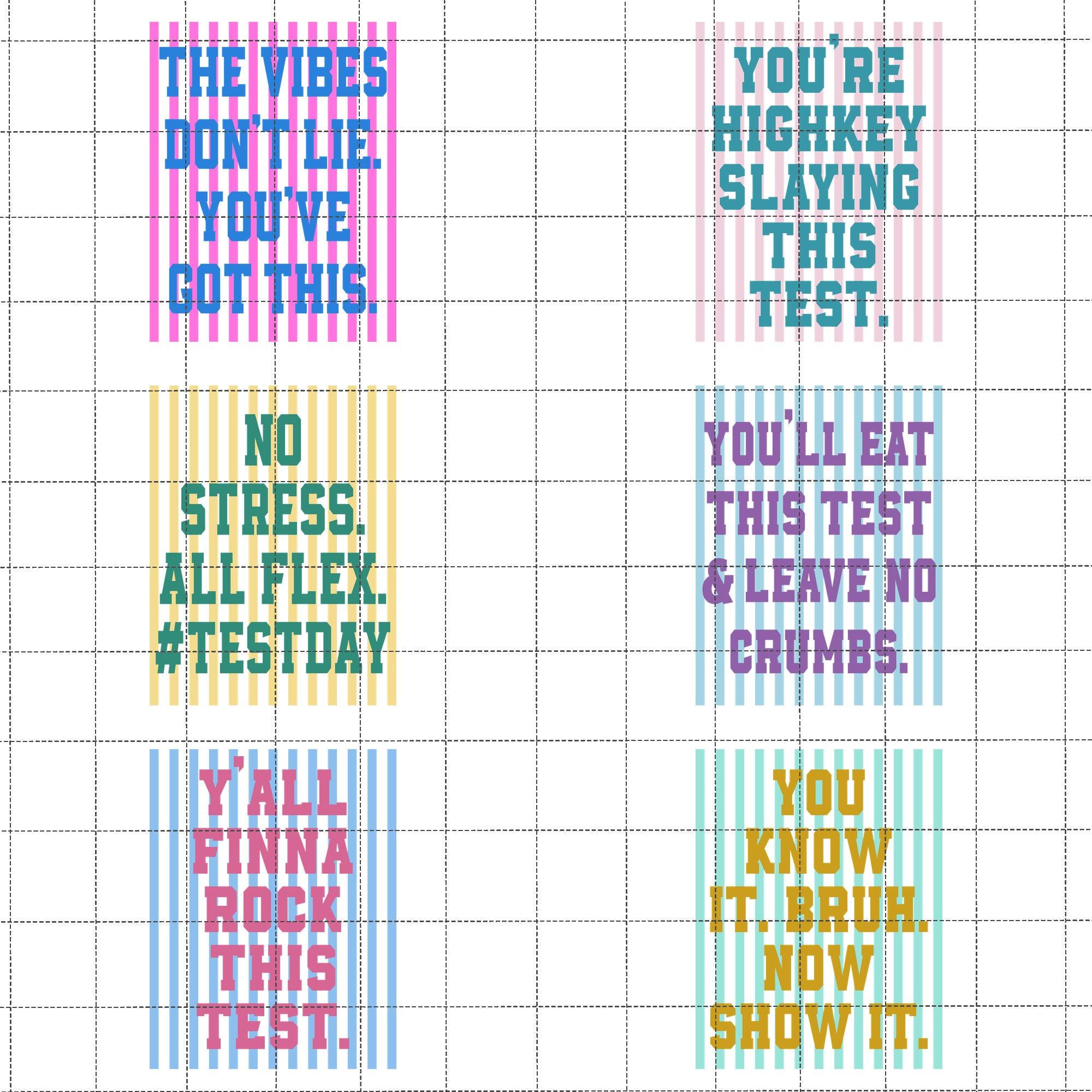 Preppy Test Day SVG PNG, You Know It Bruh Now Show It Svg, Exam ...
