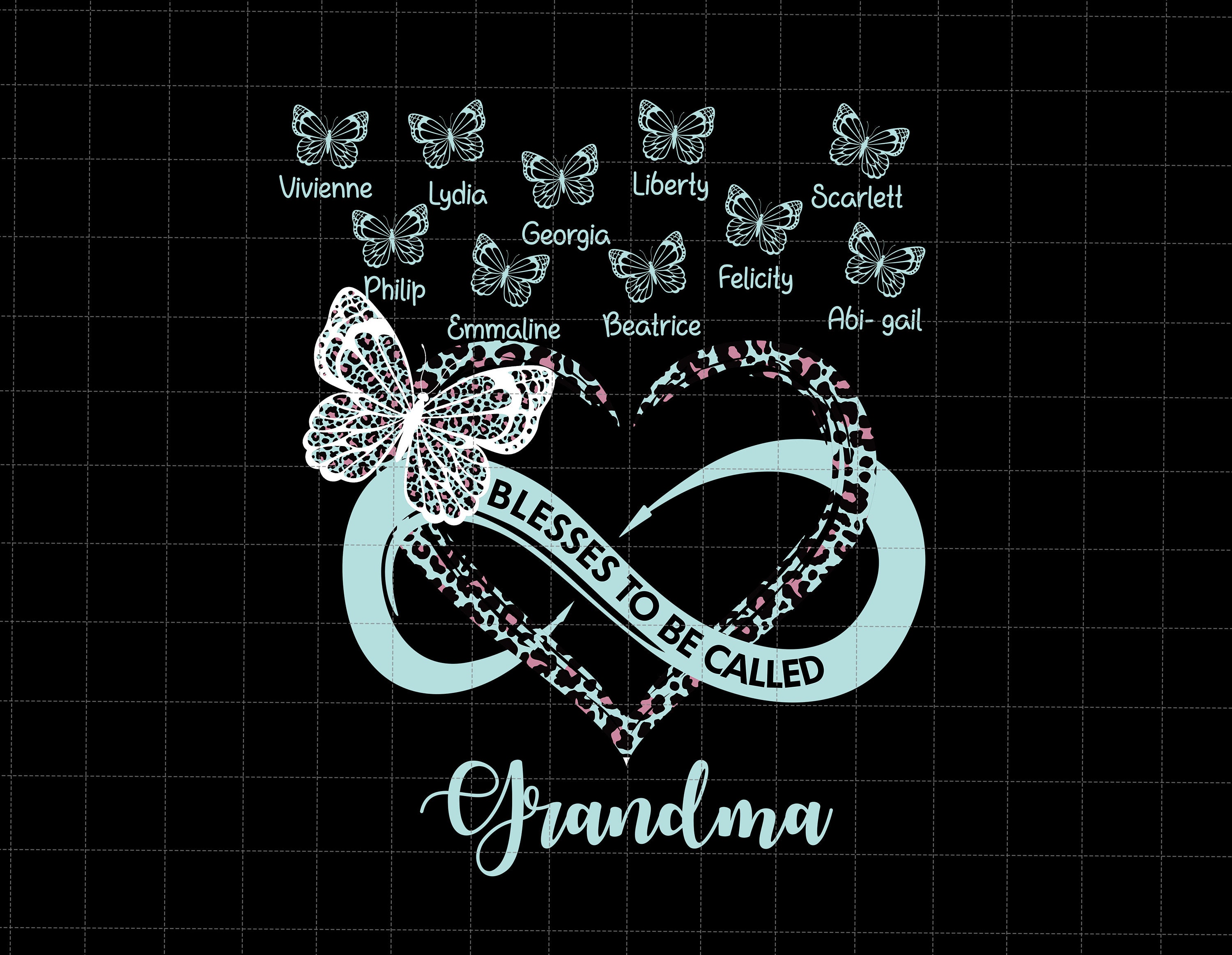 Personalized Blessed to Be Called Grandma Png, Happy Mother's Day ...
