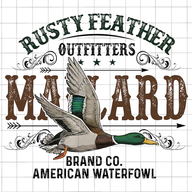 Mallard Duck Hunting Vintage Png, Duck Hunter Png, American Waterfowl ...