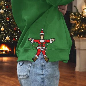 Funny Santa Embroidery Design, Electrocuted Santa Embroidery Design ...