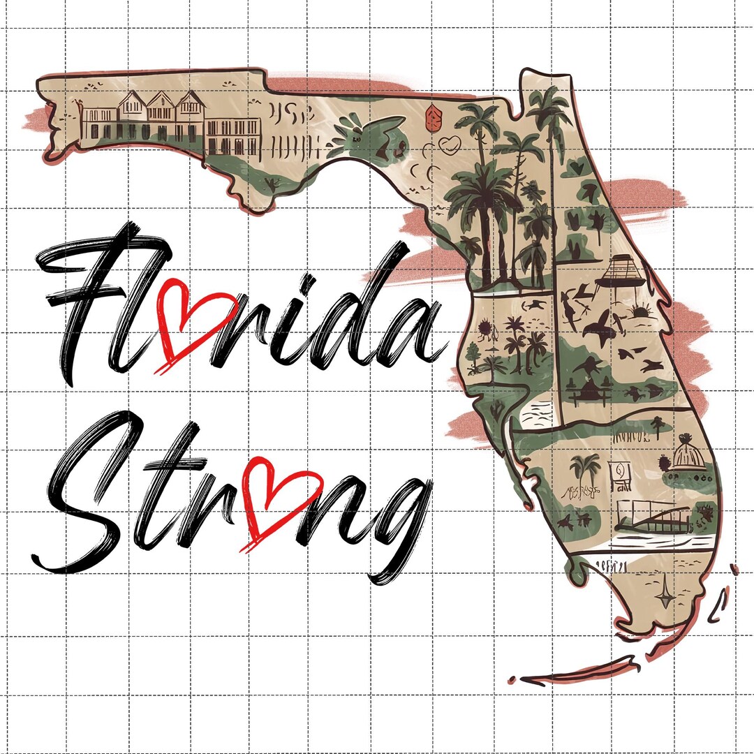 Florida Strong PNG, Hurricane Milton, Tampa Bay Strong, FL Hurricane ...