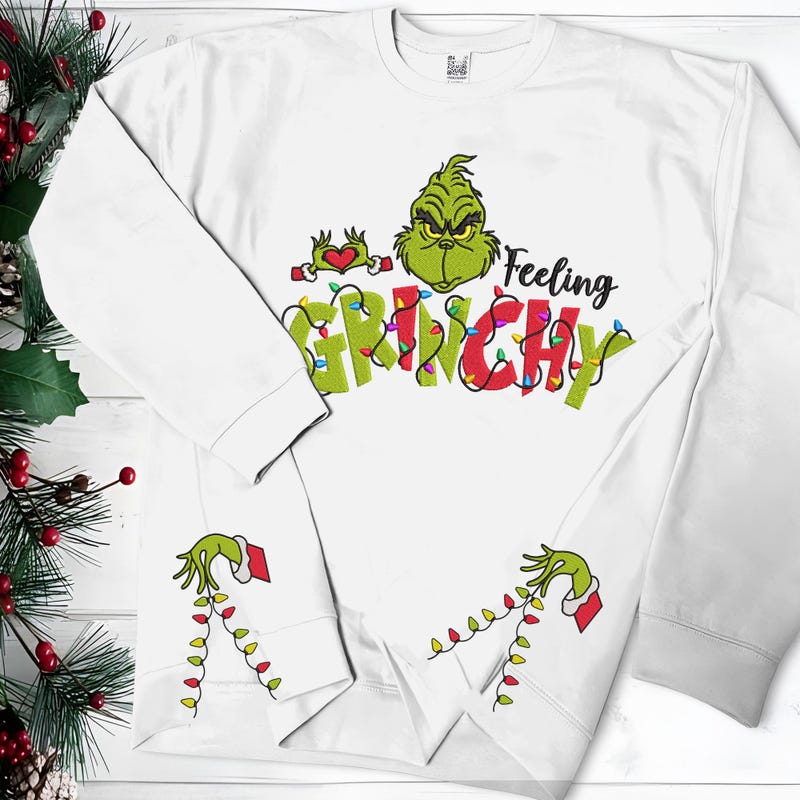 Grinch Side Bow Design - Etsy