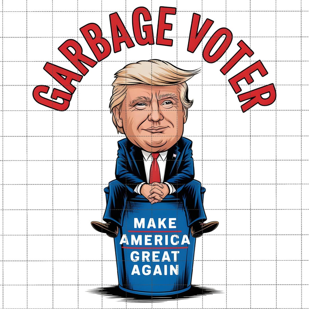 Funny Trump Garbage PNG, Png, Trump 2024 Png, Make America Great Again ...