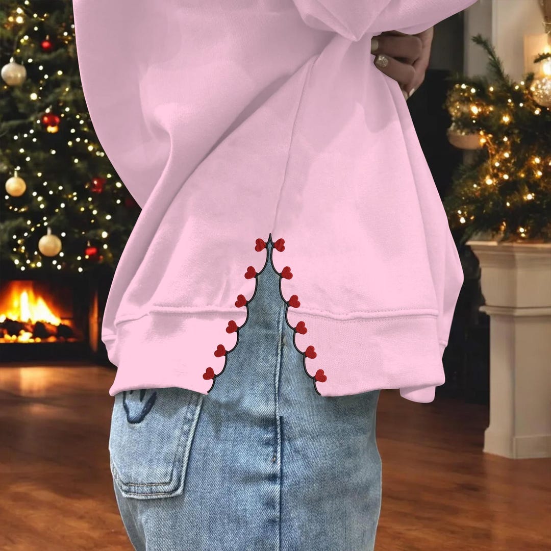 Valentine Heart Side Embroidery Design, Happy Valentine's Day ...