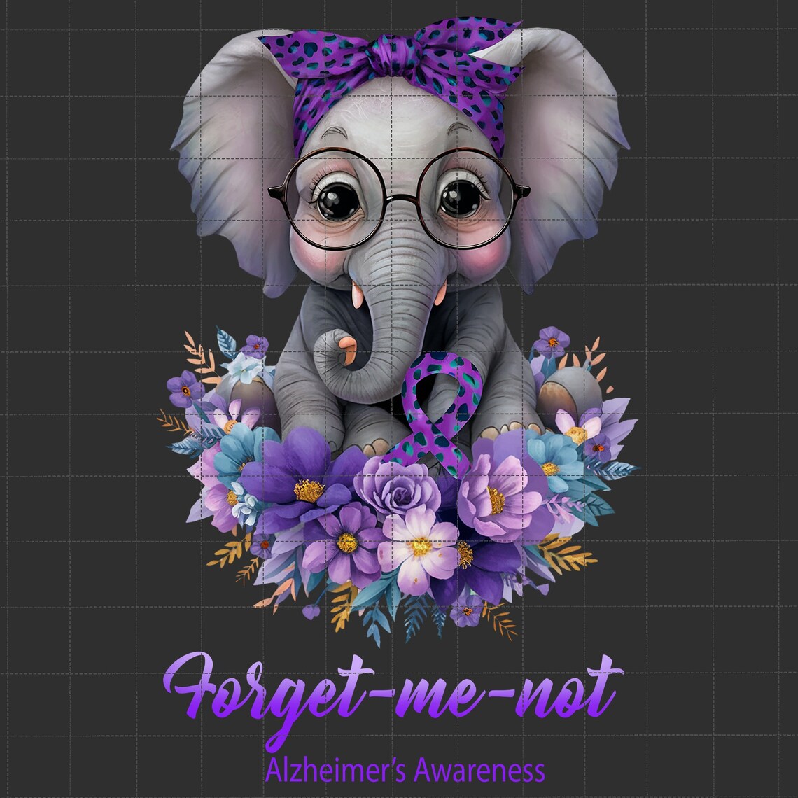 Forget Me Not Png, Alzheimers Awareness, Never Forget, Ribbon Png ...