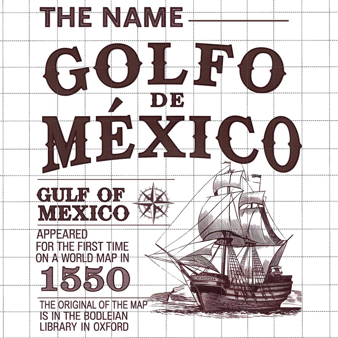 Gulf of Mexico Name Png, Historical Gulf of Mexico Png, Anti Gulf of ...