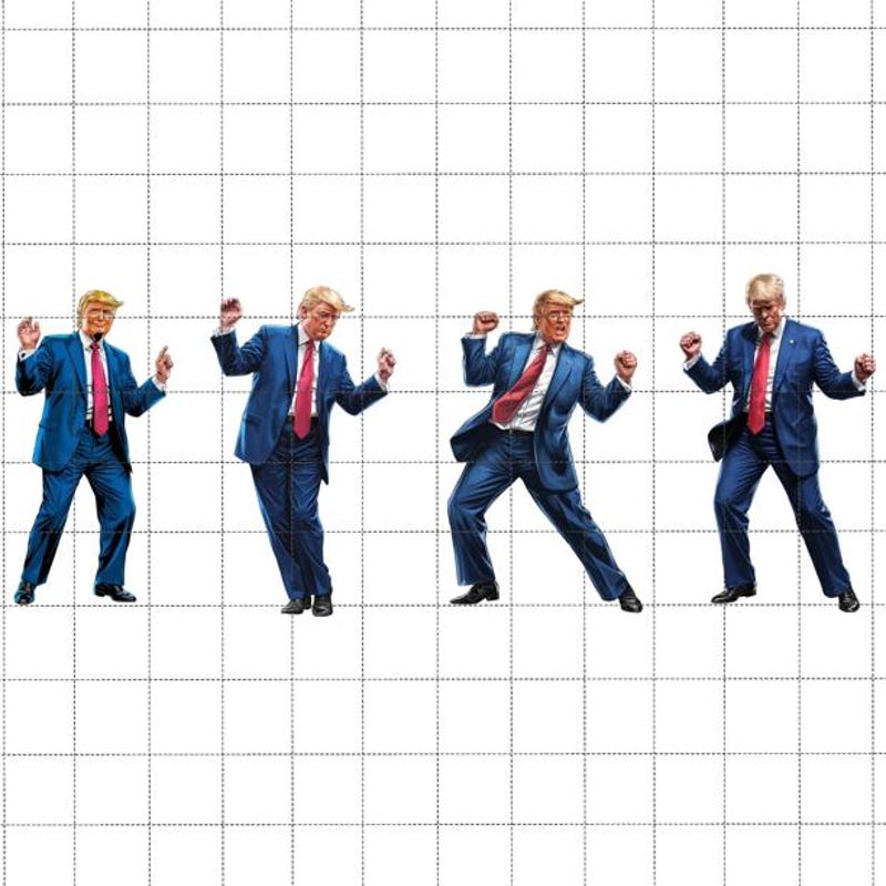 Funny Trump Dancing Png - Etsy UK
