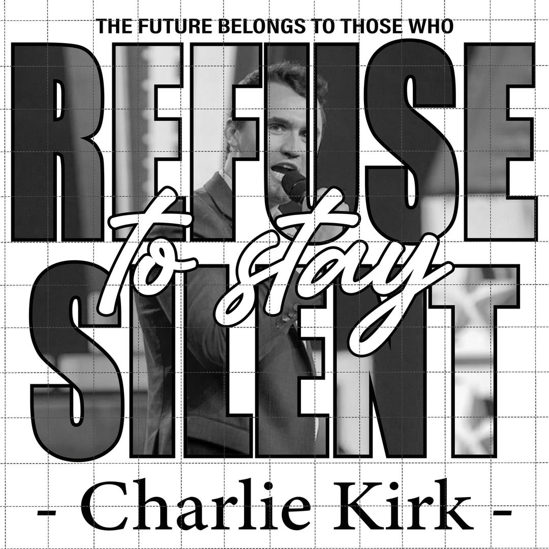 Charlie Kirk Png, in Memory of Charlie Kirk Png, Never Give Up, RIP ...