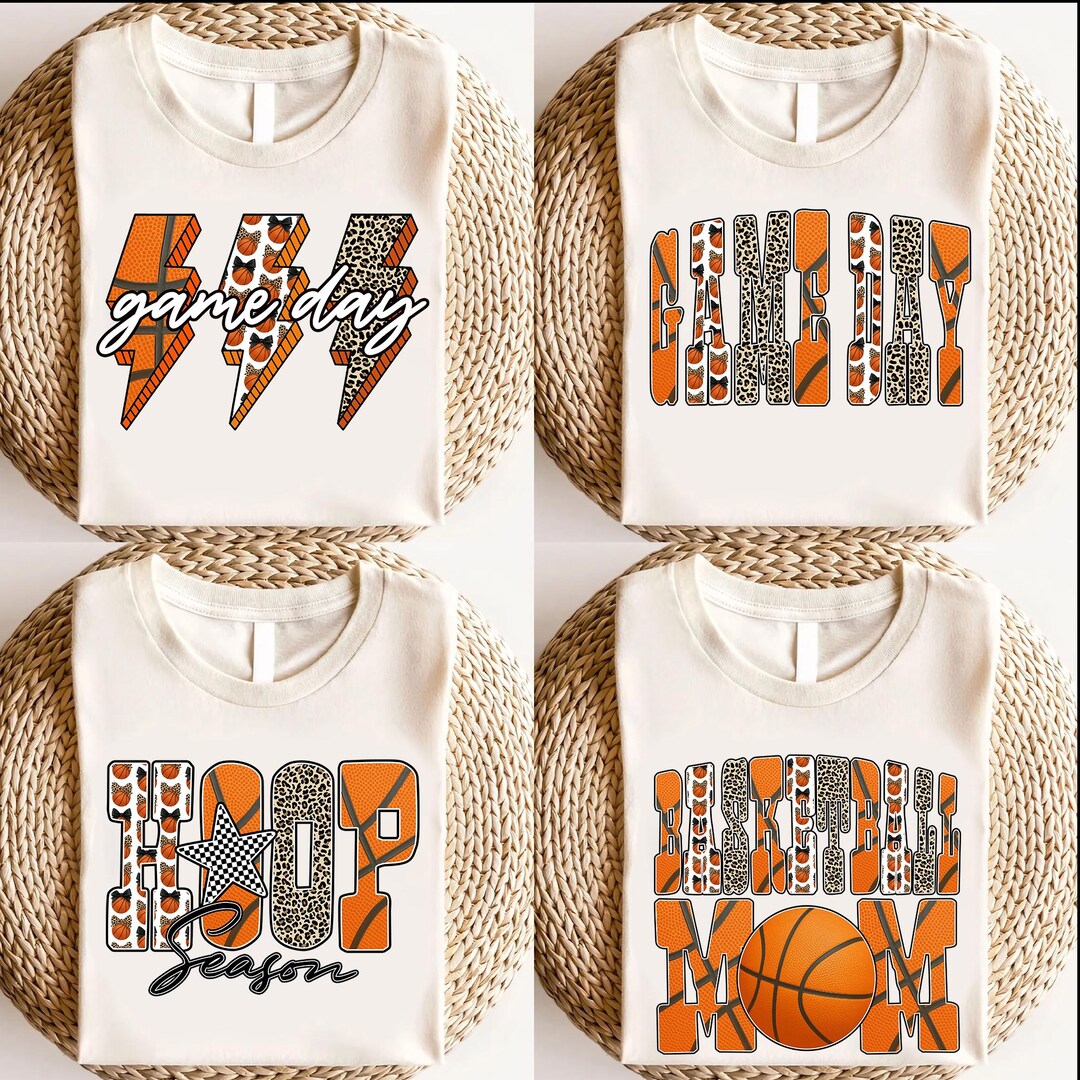 Basketball Checkered Leopard PNG Bundle, Coquette Basketball Mom Png ...