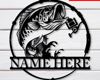 Metal Trout Sign - Etsy