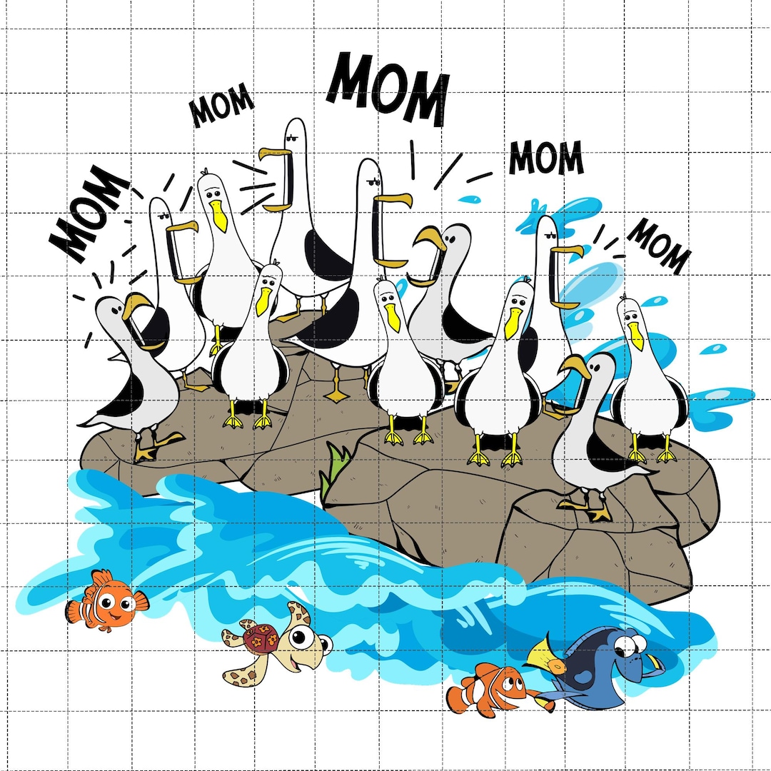 Mom Mom Mom Seagull Png, Ocean Life Seagull Png, Amusement Park Fish ...
