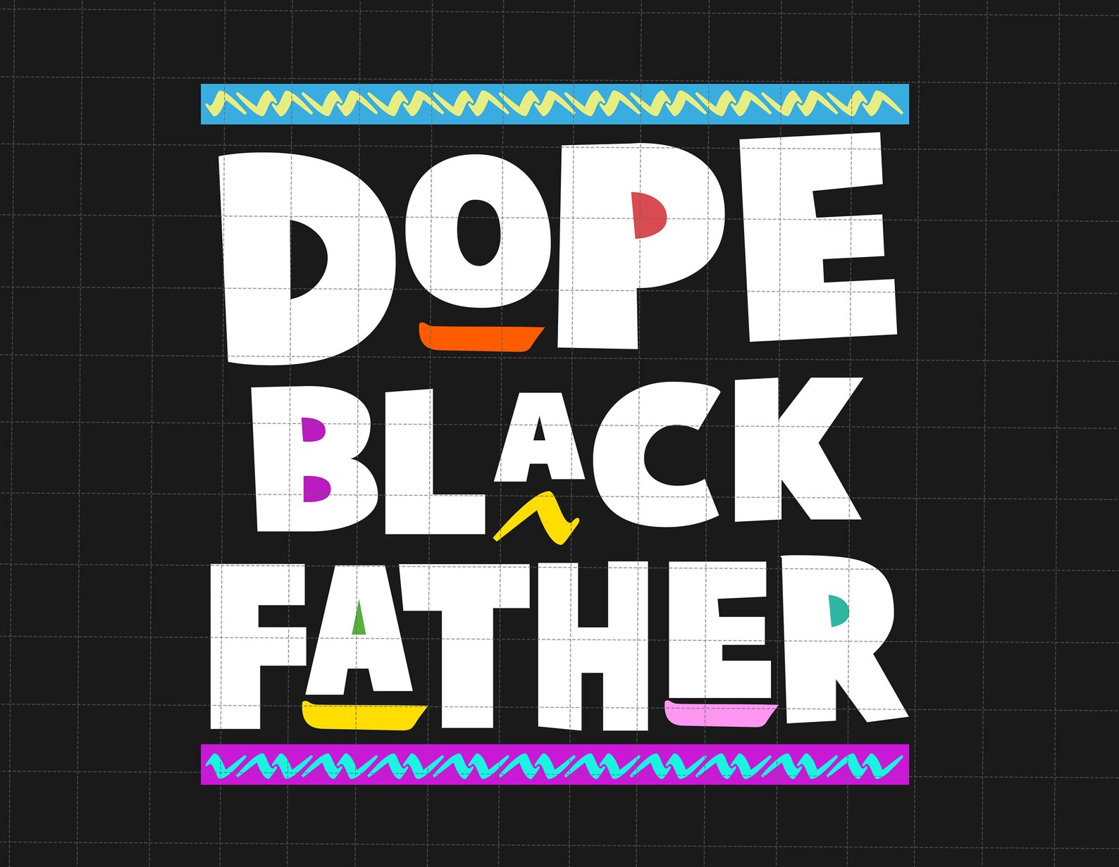 Dope Black Father Png Best Dad PNG Father's Day Png - Etsy