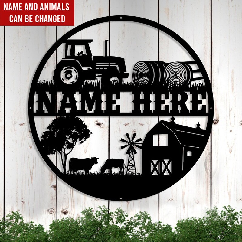 Metal Farm Signs - Etsy