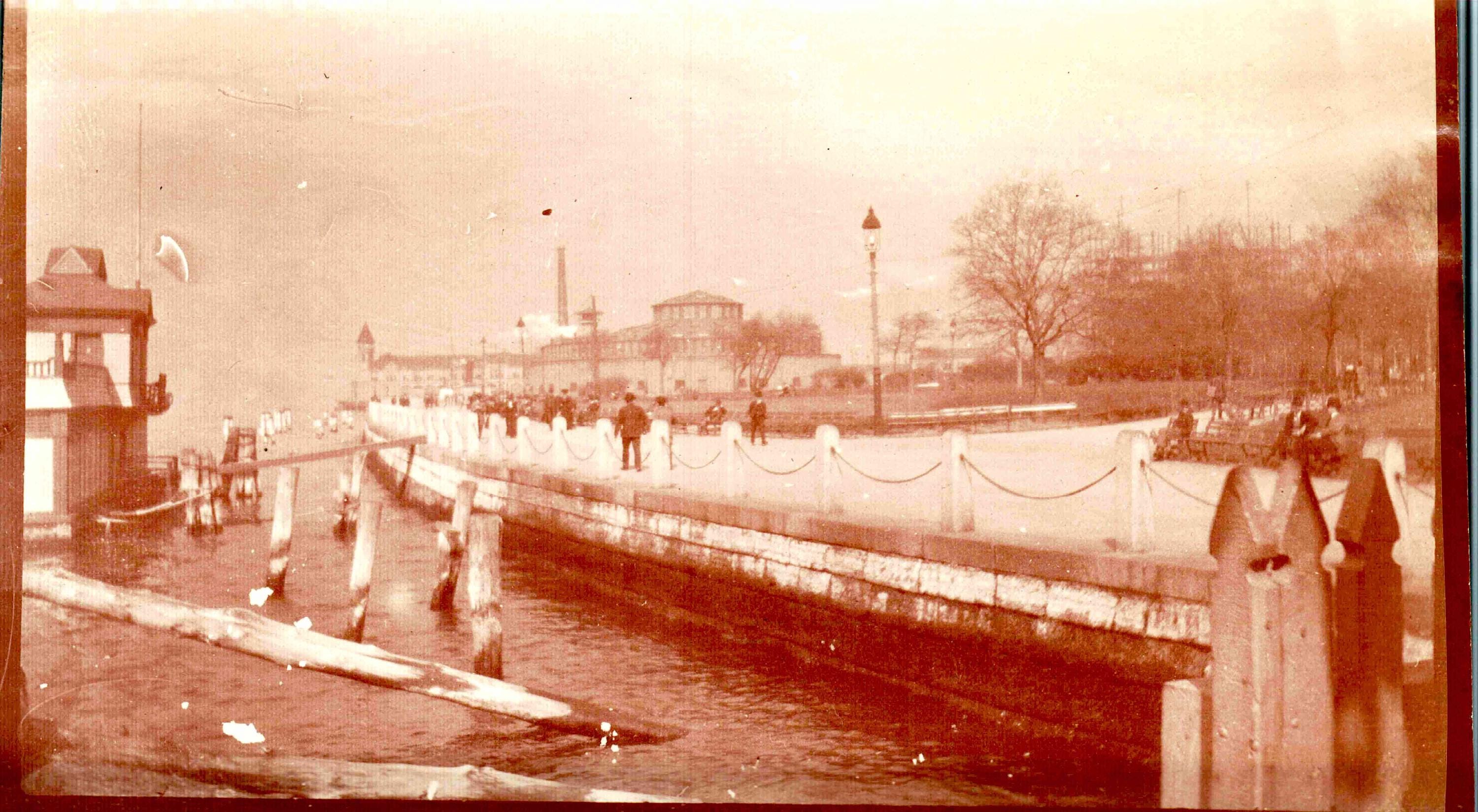 1890s Paper Photos of New York City Harbor & Bridge - Etsy