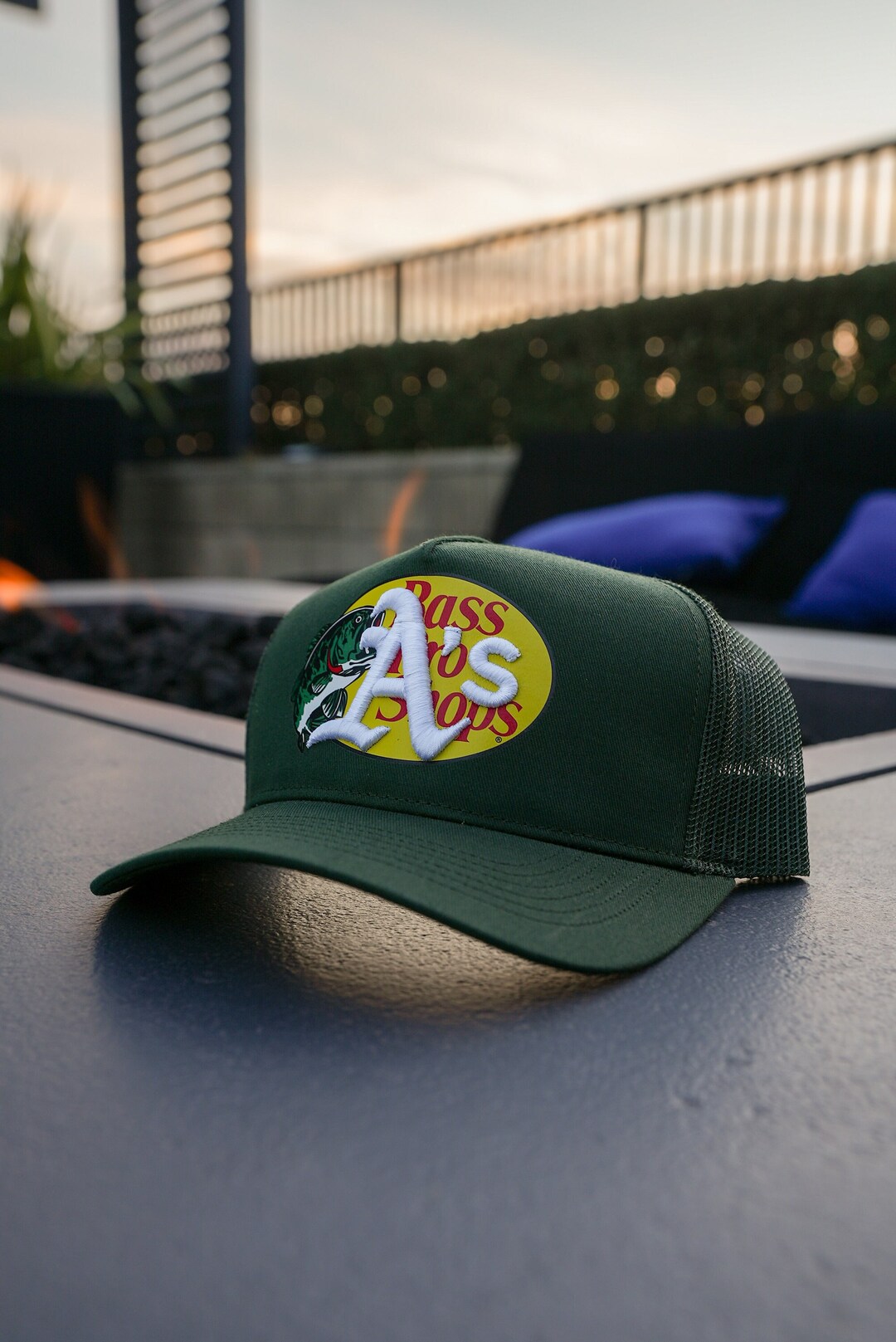Oakland A's Pro Shop MLB Team Custom Embroidered Trucker Hat Fishing ...