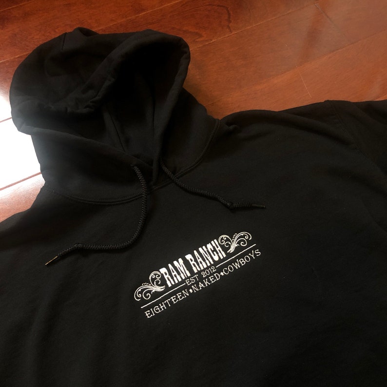 Embroidered Ram Ranch Cowboys Hoodie | Grant Macdonald | Tiktok Song ...