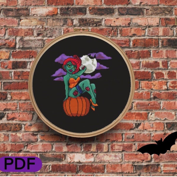 Zombie Cross Stitch - Etsy