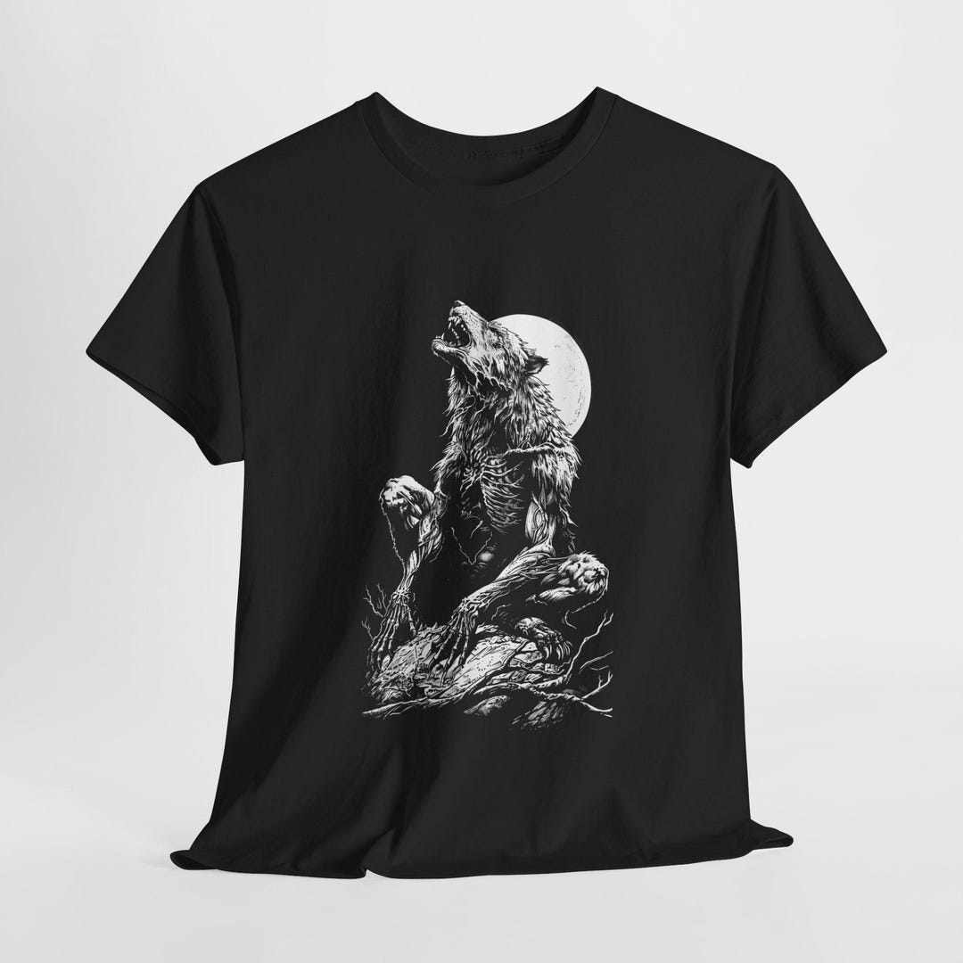 Werewolf Howling Transformation Horror Gaming Gamer Fantasy Beast Mode ...