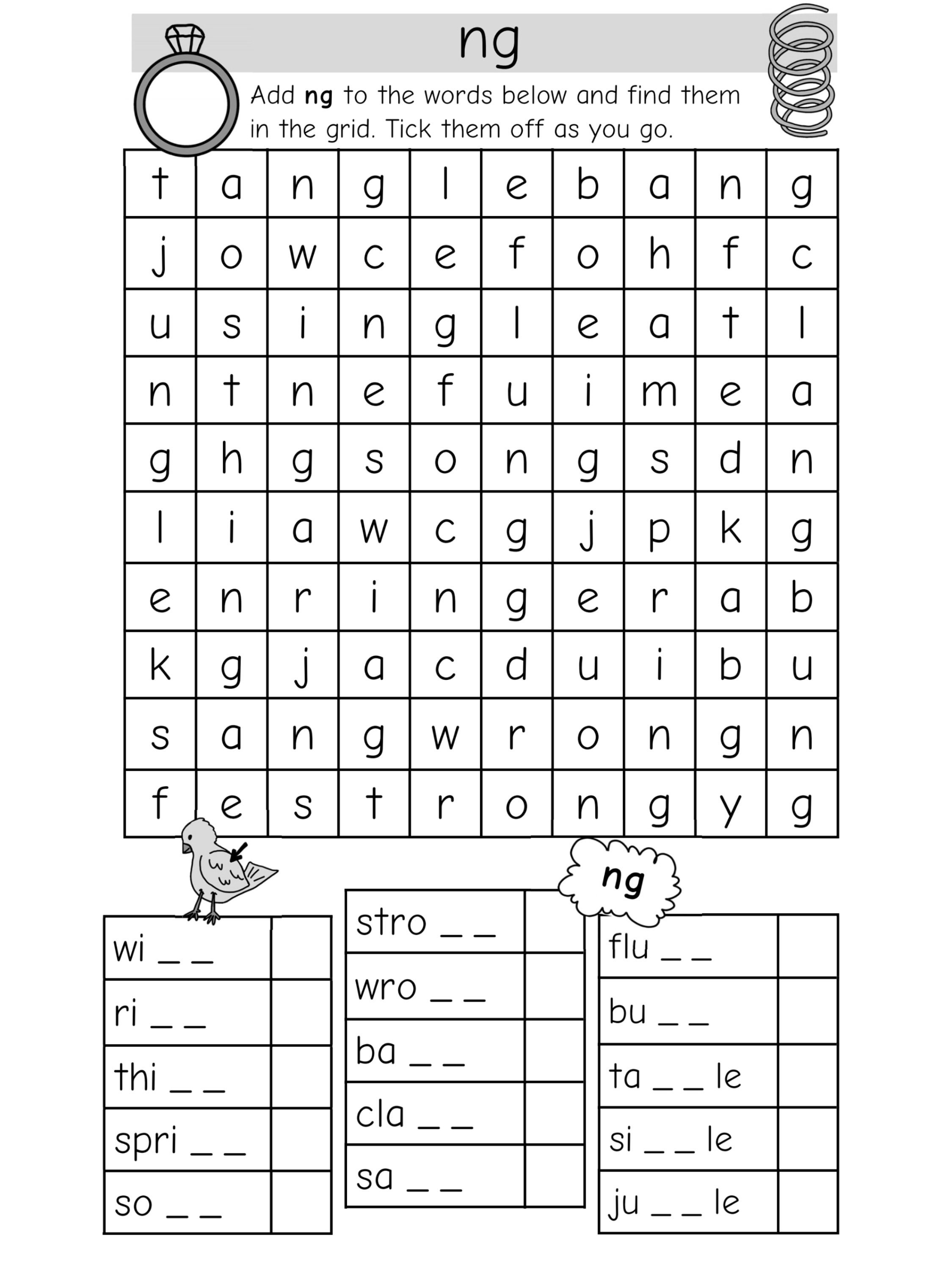 Phase 3 Phonics Book Word Searches Age 4 Digital Download - Etsy