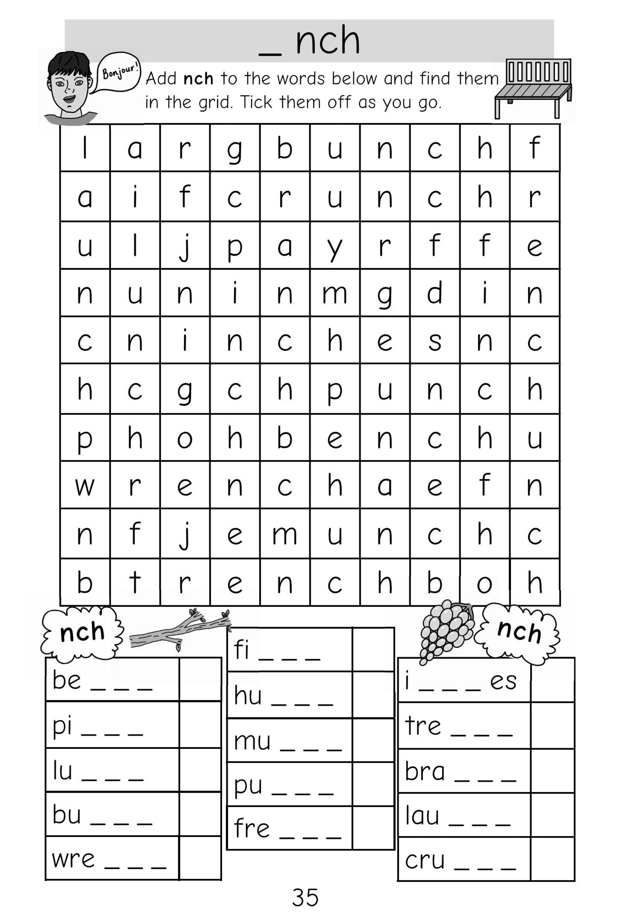 Phase 4 Phonics Book Word Searches Age 4 Digital Download - Etsy