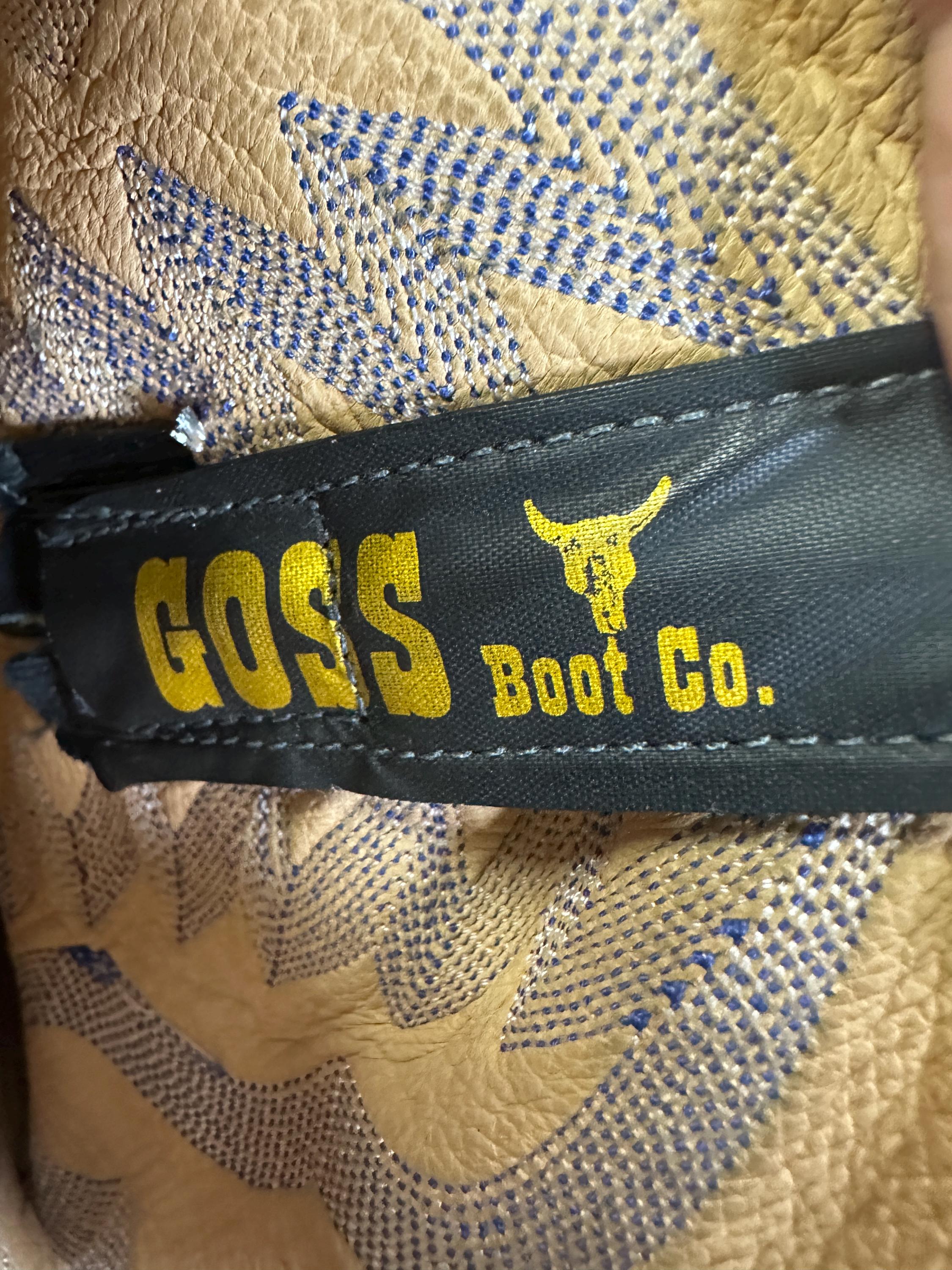 VTG GOSS Texas Womens Boots Native American Woman 6 Western Cowgirl ...