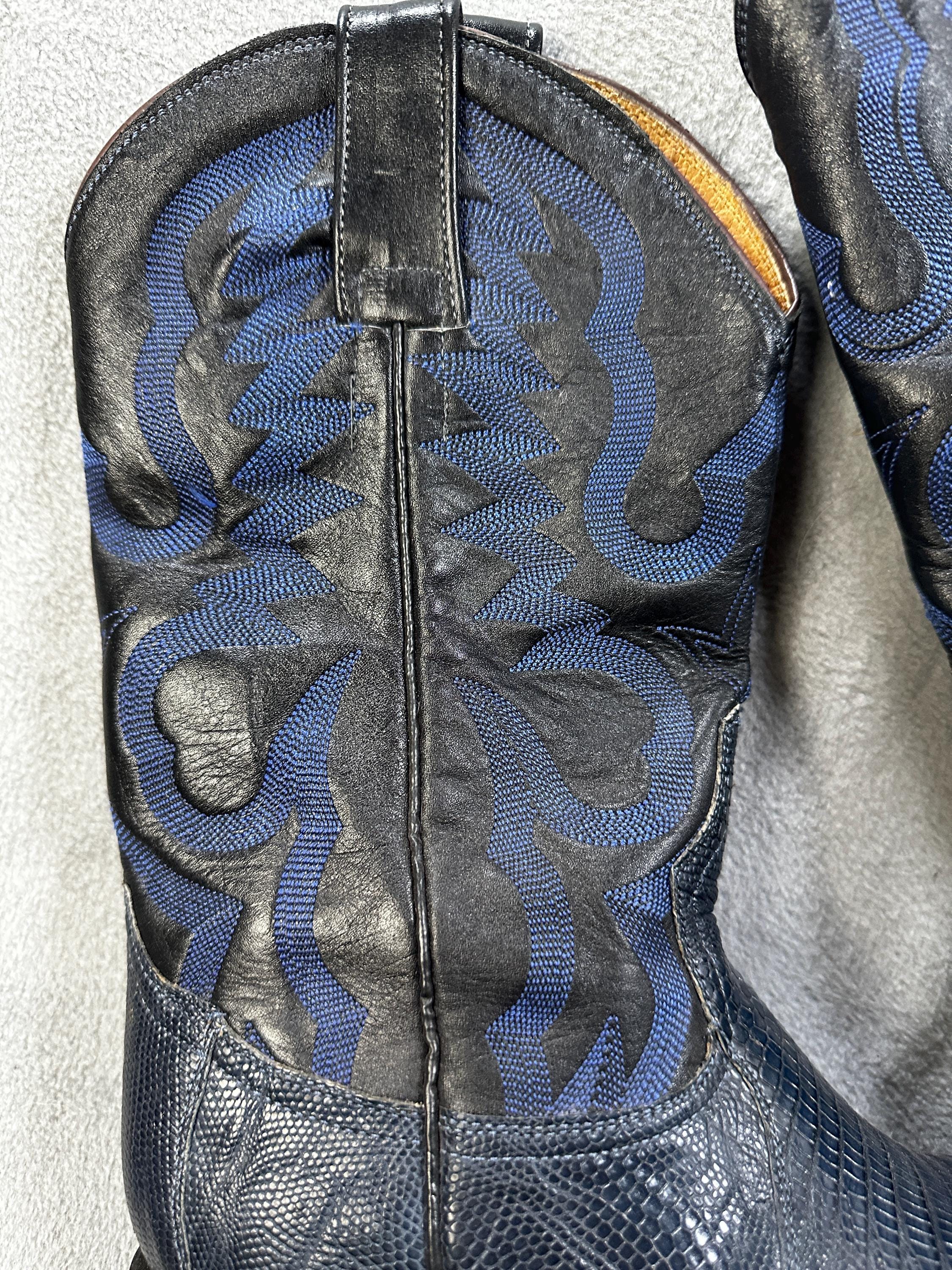 VTG GOSS Texas Womens Boots Native American Woman 6 Western Cowgirl ...