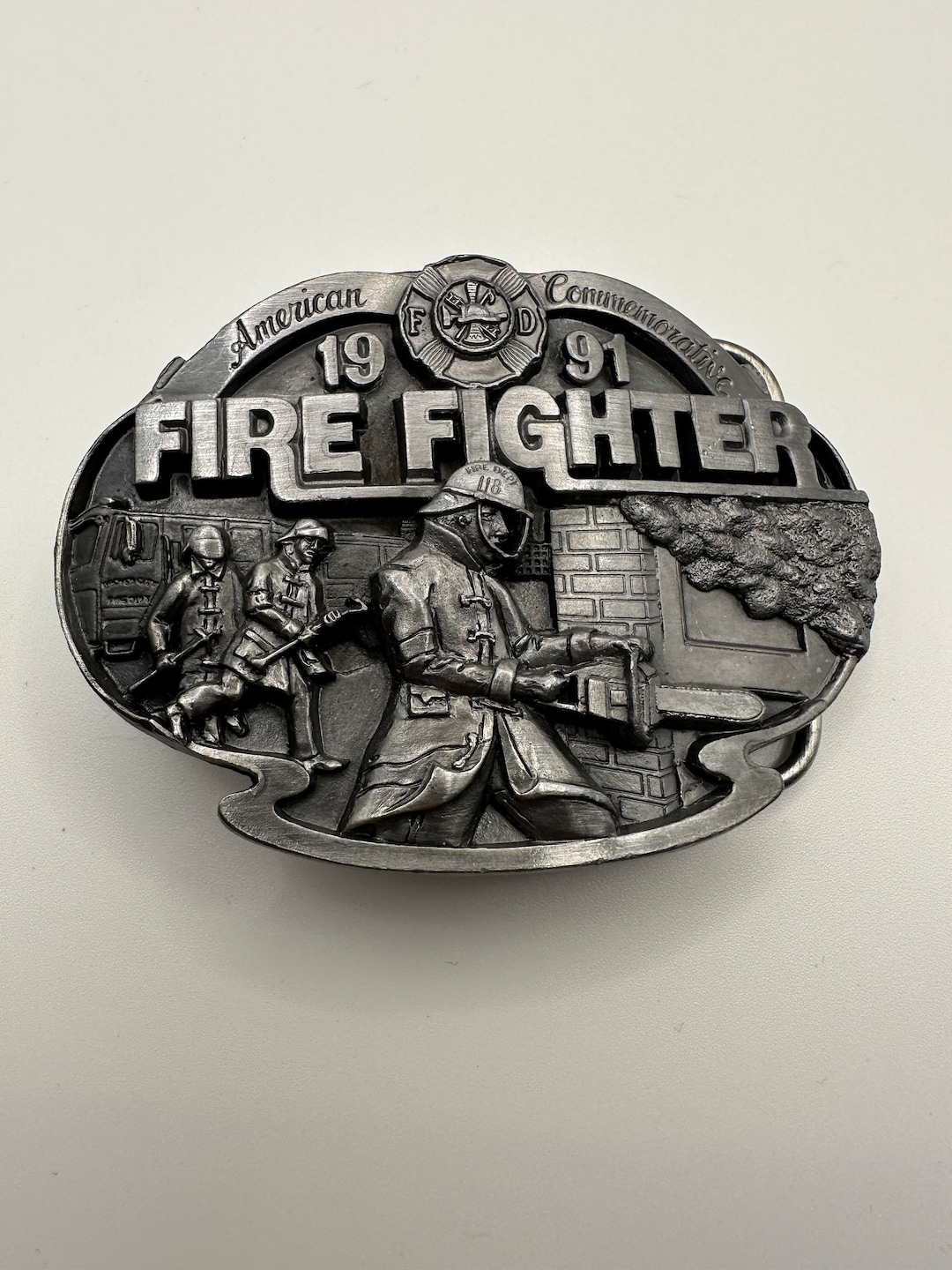 VTG Firefighter Belt Buckle Captain Chief Fire Fighter Gifts - Etsy
