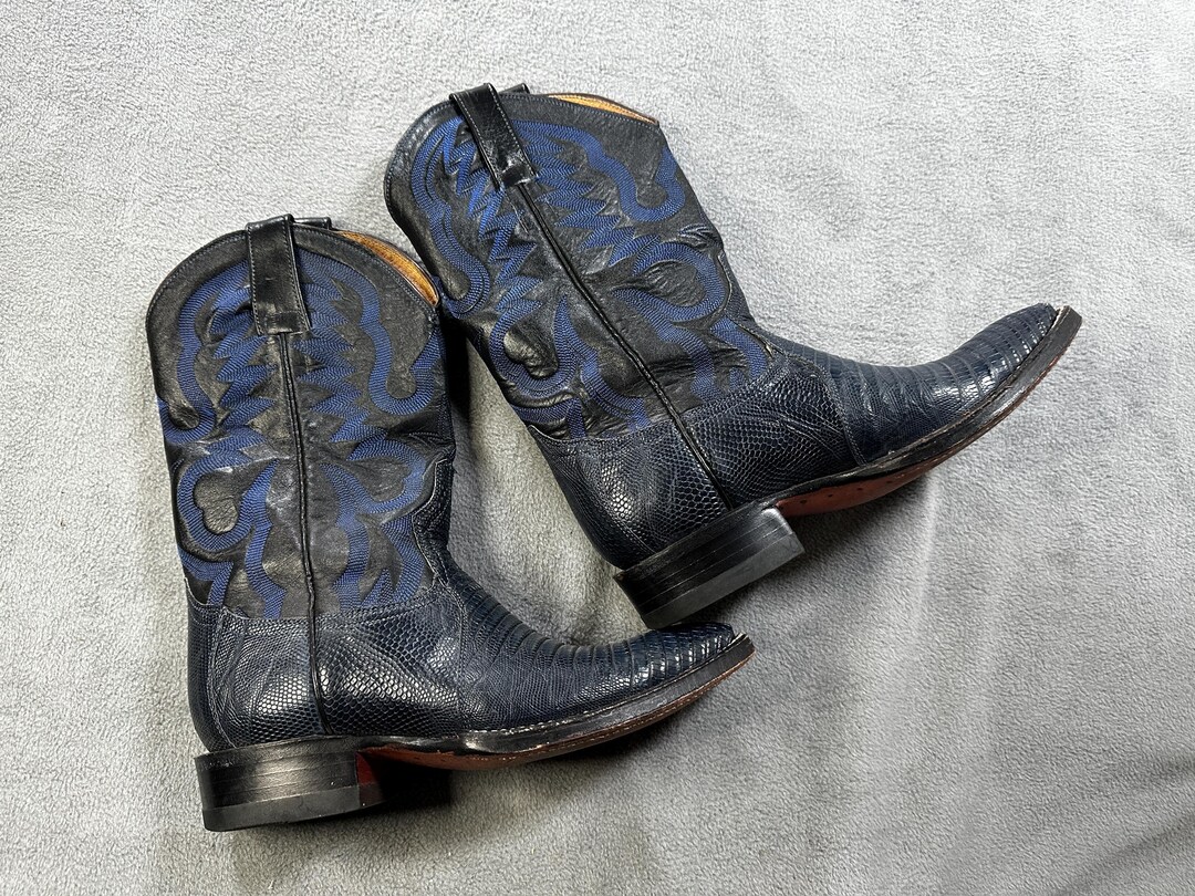 VTG GOSS Texas Womens Boots Native American Woman 6 Western Cowgirl ...