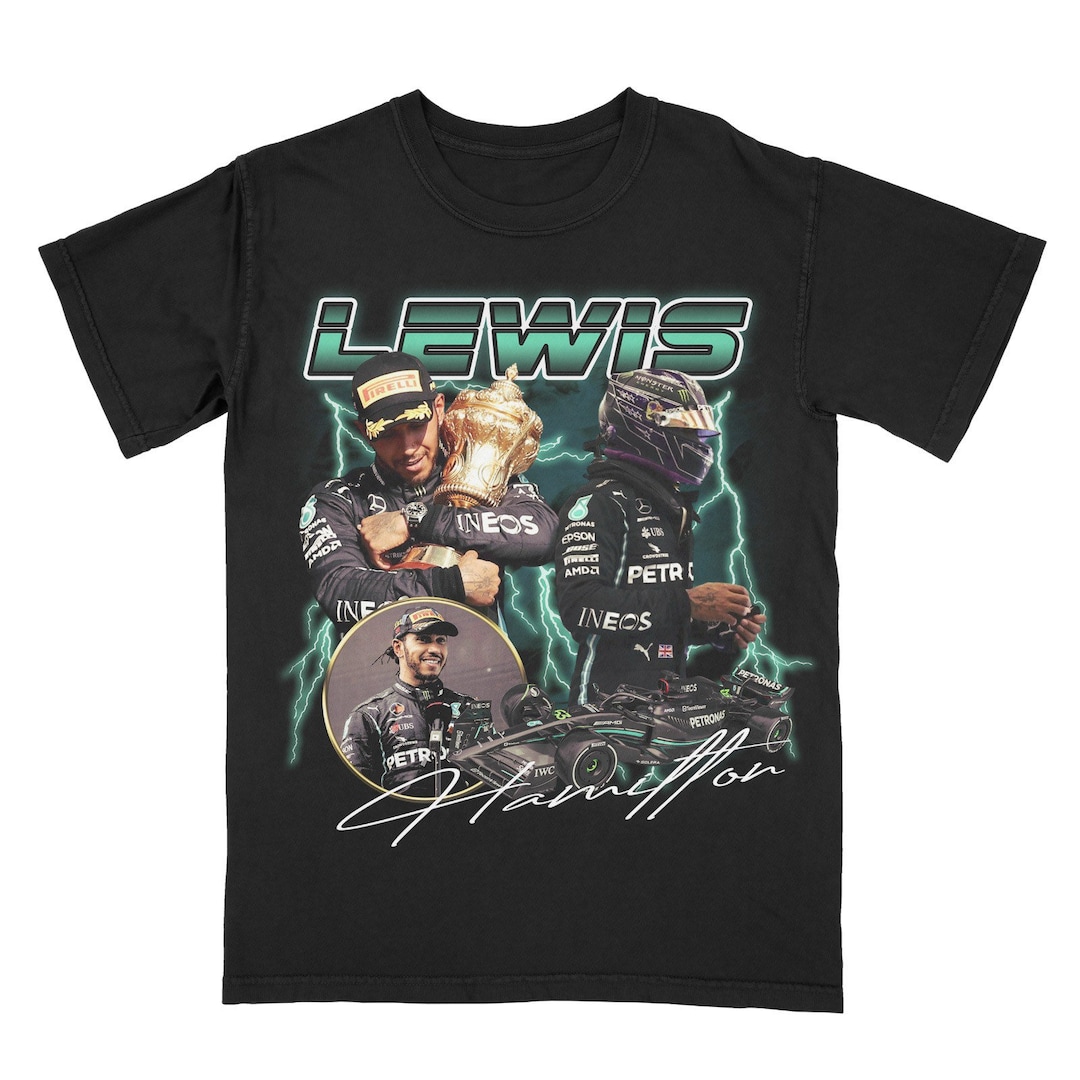 Lewis Hamilton T-shirt Formula 1 Mercedes Racing Tee V2 - Etsy