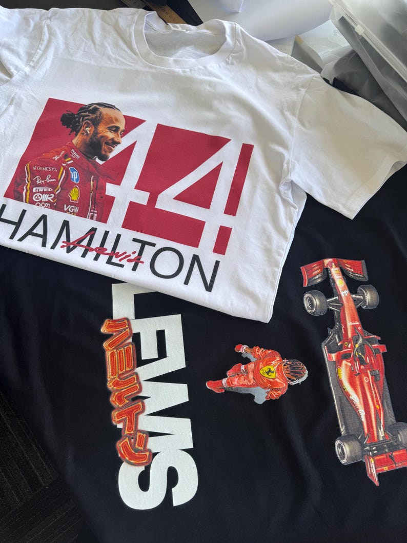 Lewis Hamilton Vintage T-shirt | Racing Tee | V4 - Etsy