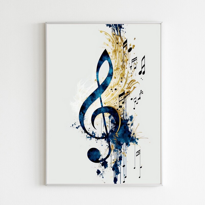 Music Note Poster - Etsy