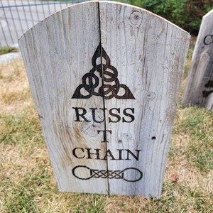 Halloween Graveyard Headstones - Funny Grave Yard Signs - Holiday ...