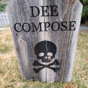 Halloween Graveyard Headstones - Funny Grave Yard Signs - Holiday ...