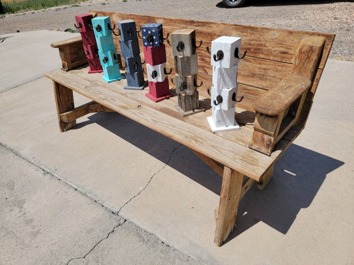 Painted Mug Tree 18 Colors Reclaimed Wood Cup Holder - Etsy