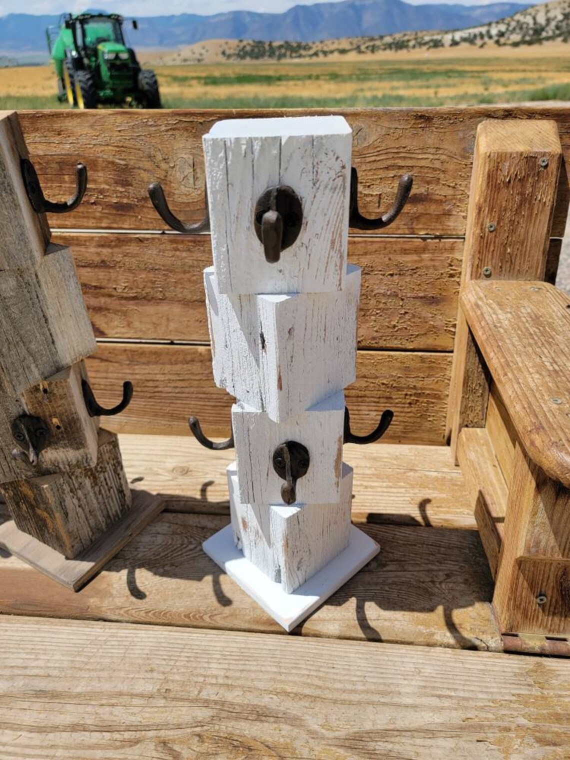 Painted Mug Tree 18 Colors Reclaimed Wood Cup Holder - Etsy