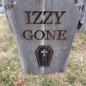Halloween Graveyard Headstones - Funny Grave Yard Signs - Holiday ...