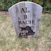 Halloween Graveyard Headstones - Funny Grave Yard Signs - Holiday ...