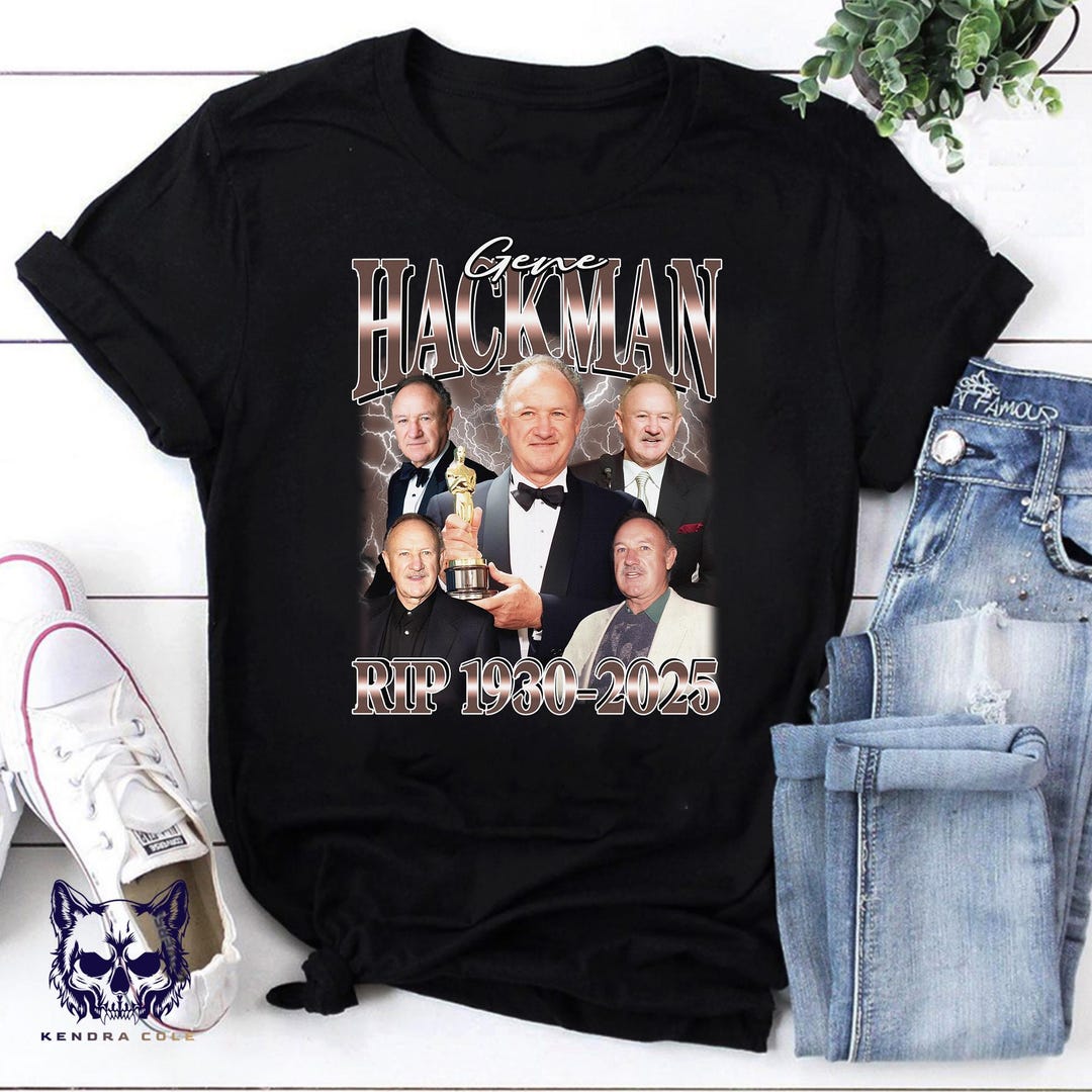 Gene Hackman Rip Shirt, Gene Hackman Tee, Gene Hackman Bootleg Shirt ...