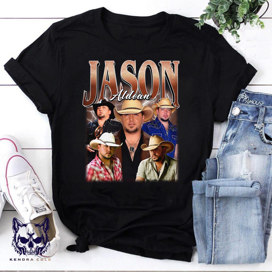 Jason Aldean Bootleg Vintage T-shirt, Jason Aldean Shirt, Aldean Lovers ...