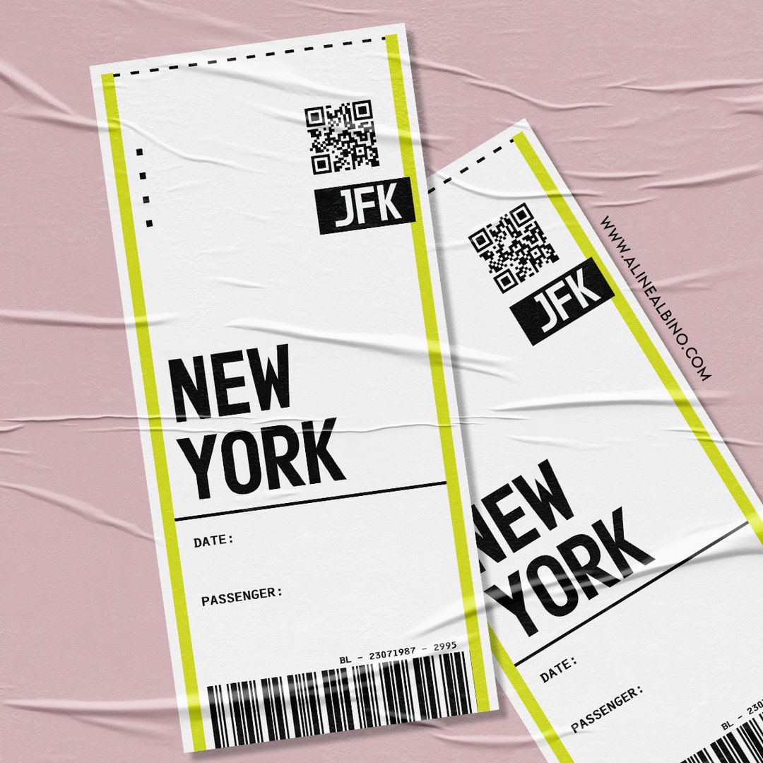 NEW YORK Luggage Tag Sticker for Travel Journal Vacation, Printable ...