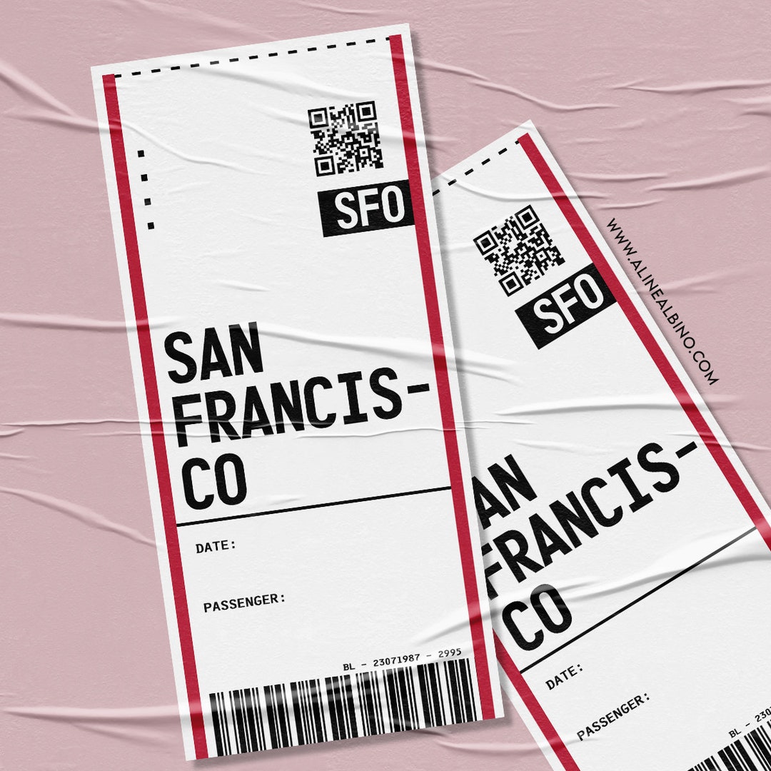 SAN FRANCISCO Luggage Tag Sticker for Travel Journal Vacation ...