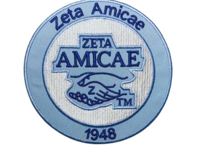 Zeta Amicae - Iron on Patch - Etsy