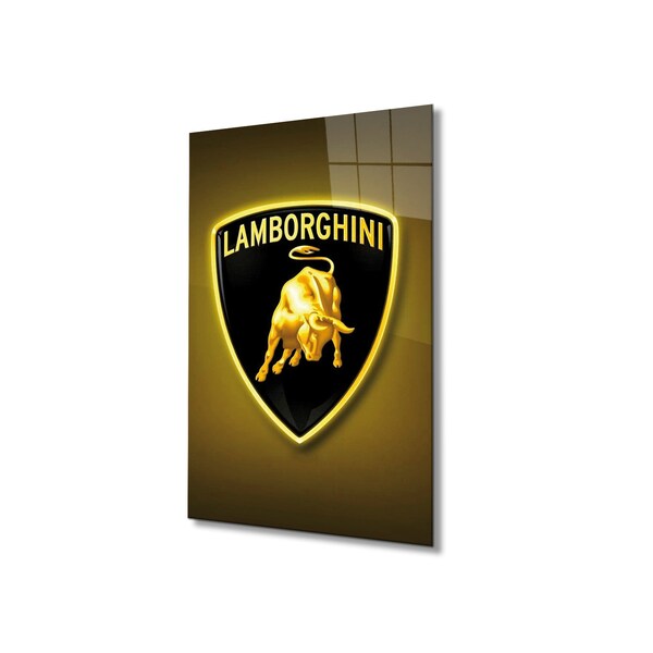 Lamborghini Glass Picture - Etsy