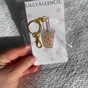 Iced Coffee Keychain, Cute Coffee Keychains, Coffee Lovers. - Etsy