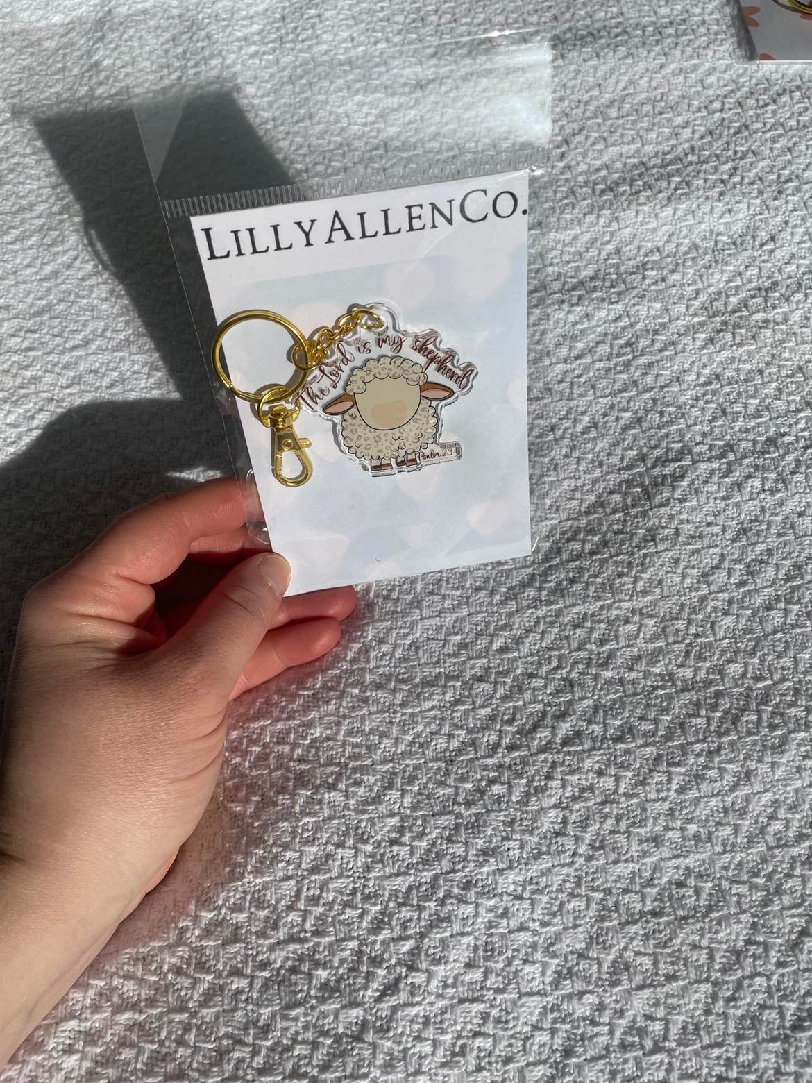 The Lord is My Shepherd Keychain, Easter Keychains, Easter Gifts, Lord ...