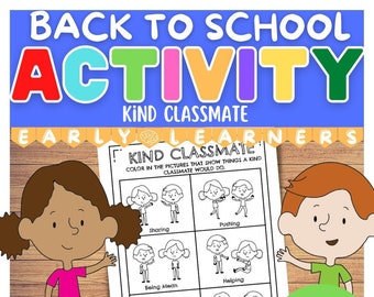 Friendship Bracelets SEL Worksheet - Etsy